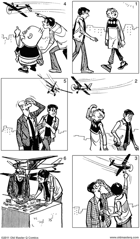 Strip #1946 合作 Cooperation - Old Master Q Comics [老夫子]